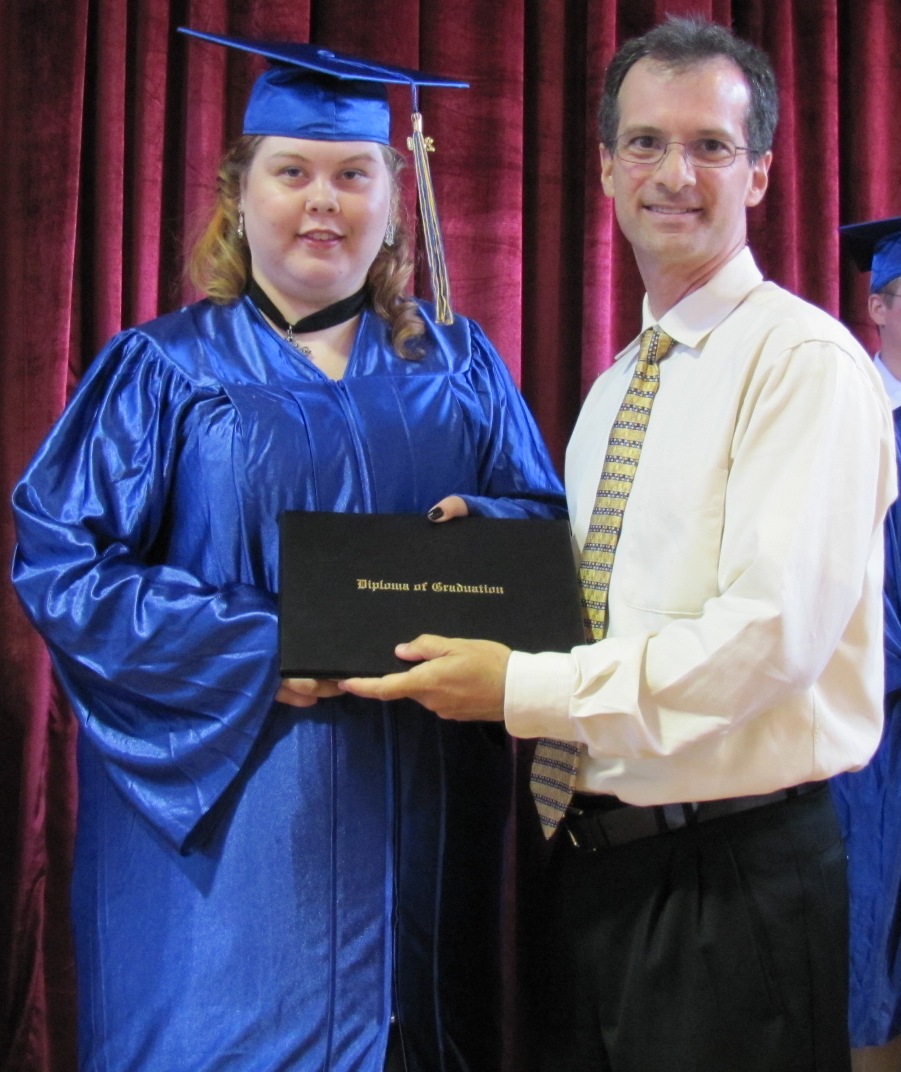 Rebecca also is part of the graduation ceremony at River Oaks Academy ...
